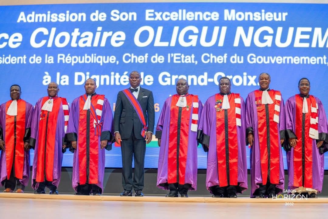 Gabon : Oligui Nguema distingué Grand-croix de l’Ordre International ...