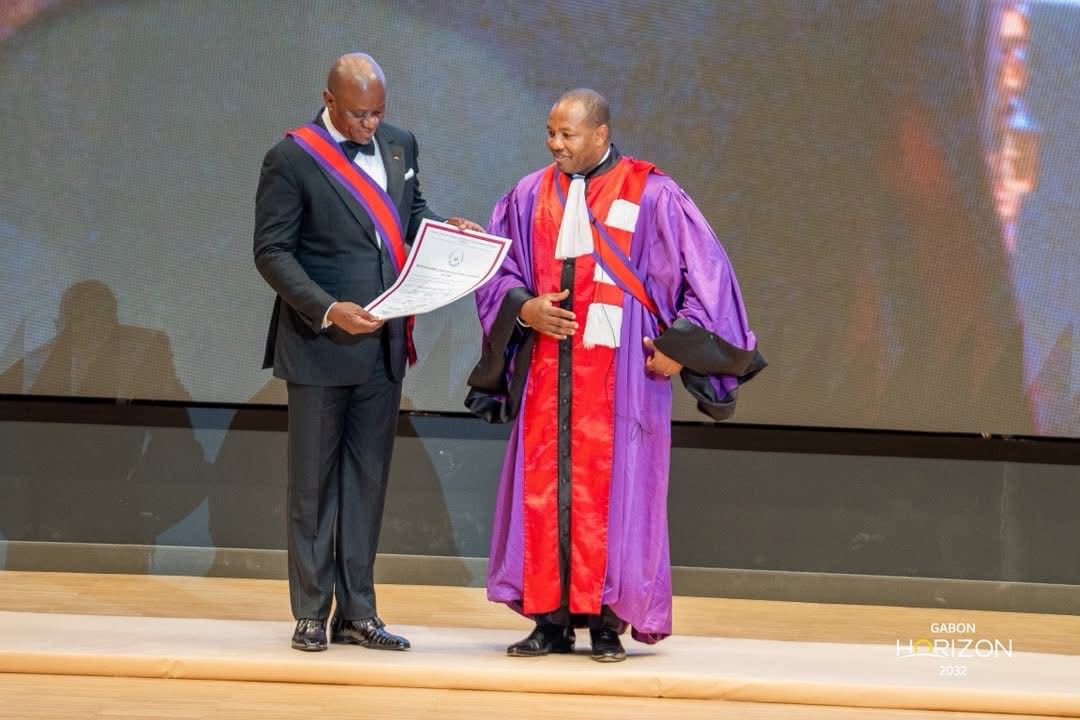 Gabon : Oligui Nguema distingué Grand-croix de l’Ordre International ...